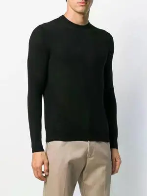 BALLANTYNE Crew Neck Jumper - Black