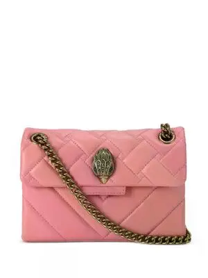 Kurt Geiger Quilted Leather Bag With Chain Strap And Eagle Head Embellishment