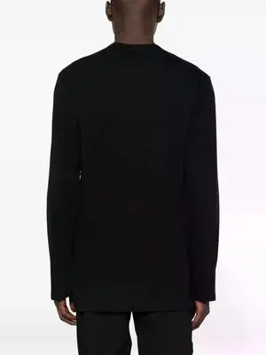Yohji Yamamoto Graphic-print Long-sleeve T-shirt