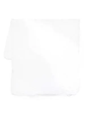 Issey Miyake Pleated-edge Scarf - White