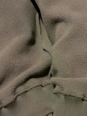 MAISON MARGIELA Numbers-embroidered Fleece Hoodie - Brown
