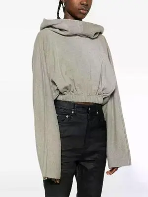 Rick Owens Drawstring Hoodie - Grey