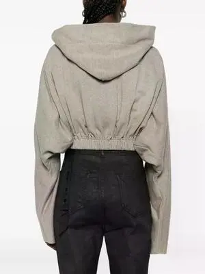 Rick Owens Drawstring Hoodie - Grey