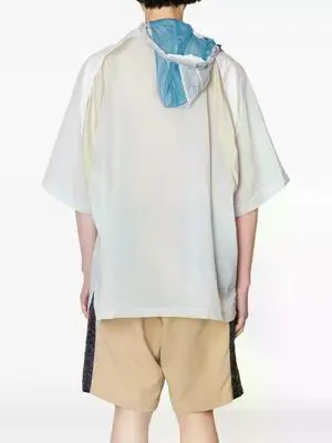 Kolor Hooded Panelled Shirt