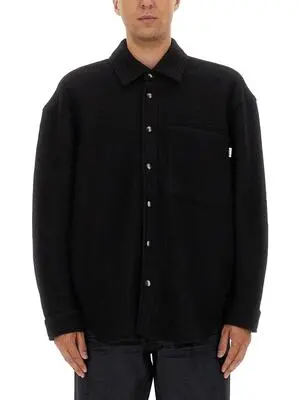 AMISH Wool Overshirt - Black