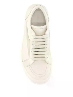 Rick Owens Leather Panel Lace-up Sneakers - Neutrals