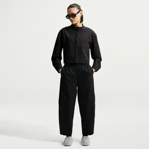 Nike 24.7 Perfectstretch Dri-fit High-waisted Loose Barrel-leg Pants - Black