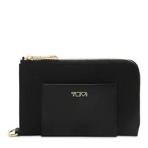 Tumi Passport Case - Black/gold