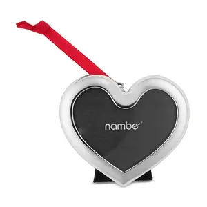 NAMBE Heart Frame Ornament - Silver