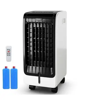 COSTWAY Portable Evaporative Air Cooler - Black
