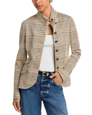 Rag & Bone Slade Ponte Blazer - Tan Multi