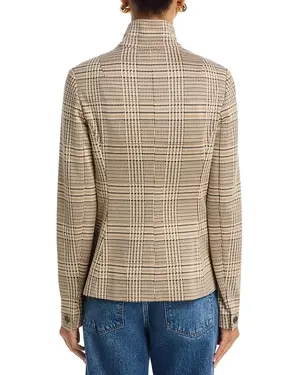 Rag & Bone Slade Ponte Blazer - Tan Multi