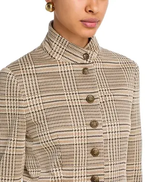 Rag & Bone Slade Ponte Blazer - Tan Multi