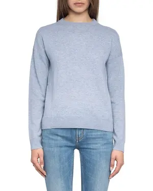 Zadig&Voltaire Cici Heart Patch Sweater - Cloud