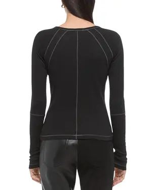 Helmut Lang Raglan Top - Black