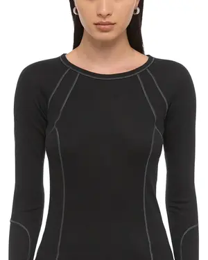 Helmut Lang Raglan Top - Black