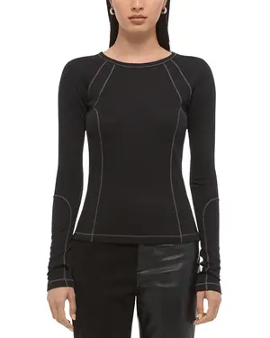 Helmut Lang Raglan Top - Black