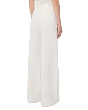 Max Mara Jez Wide Leg Trousers With Belt