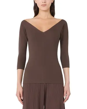Max Mara Oceano V-neck Sweater