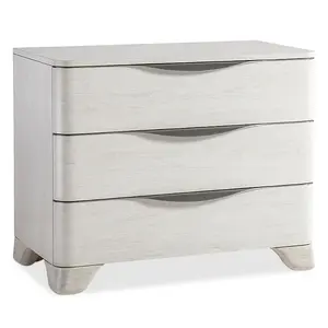 BERNHARDT Sereno 3 Drawer Nightstand, 36.69w - Gray