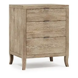 BERNHARDT Tribeca 3 Drawer Nightstand - Dark Brown