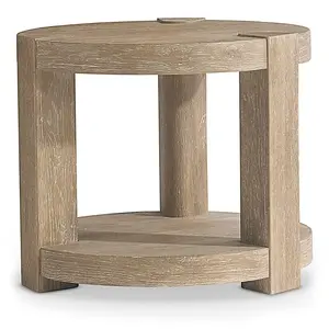 BERNHARDT Tribeca Side Table - Dark Brown