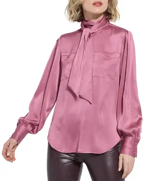 Lyssé Daiane Utility Scarf Blouse
