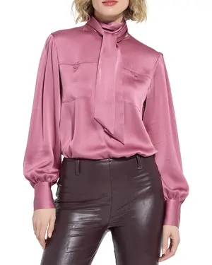 Lyssé Daiane Utility Scarf Blouse