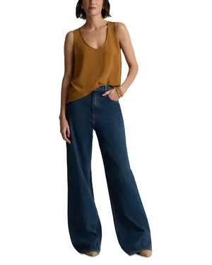 St. John Silk Crepe Top