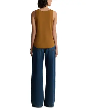 St. John Silk Crepe Top
