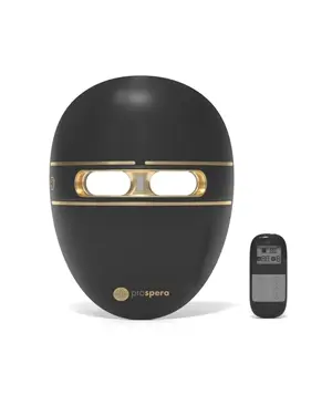 PROSPERA Penguin 4 Led Light Platinum Therapy Face Mask - Black