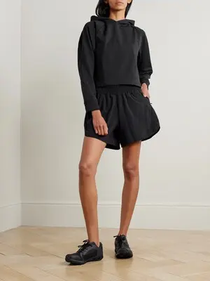 On Studio Cropped Jersey Hoodie
