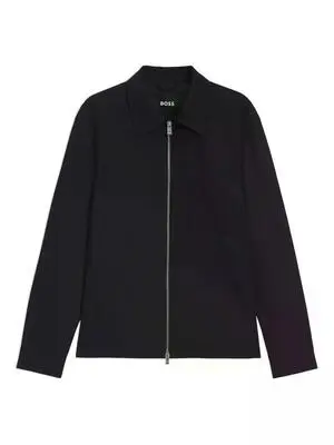 BOSS Zip-front Jacket With Pocket Detail