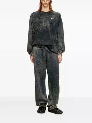 DIESEL® Acid Wash Long-sleeve T-shirt