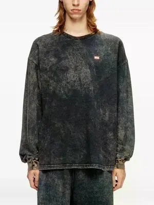 DIESEL® Acid Wash Long-sleeve T-shirt