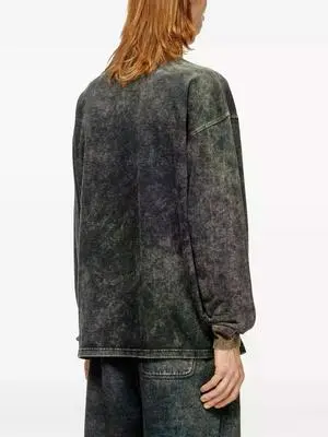 DIESEL® Acid Wash Long-sleeve T-shirt