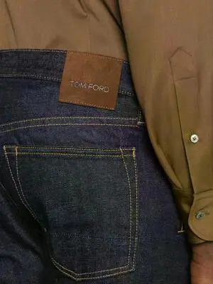 TOM FORD Selvedge Bootcut Cotton Jeans