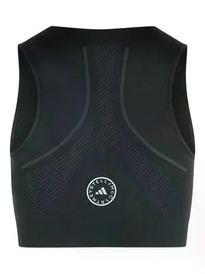 Adidas By Stella McCartney Logo-embellished Sleeveless Crop Top