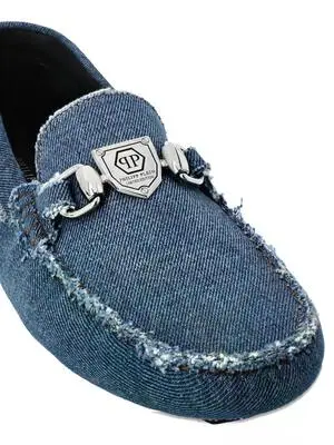 Philipp Plein Denim Loafers - Blue