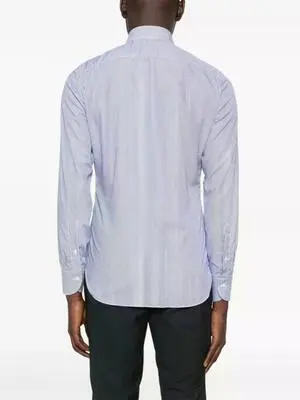 BORRIELLO NAPOLI Striped Cotton Shirt