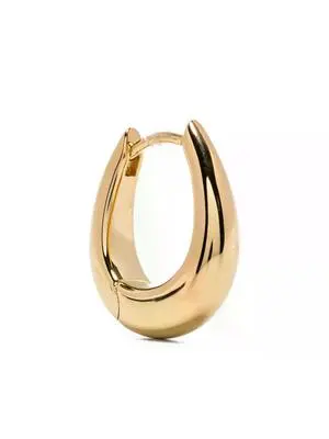 Tom Wood Plated Sterling Silver Hoop Earrings - Gold