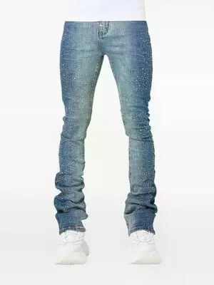 GUAPI Starry Sky Skinny Jeans - Blue