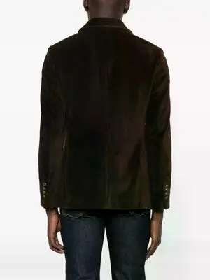 CIRCOLO 1901 Corduroy Double-breasted Blazer - Brown