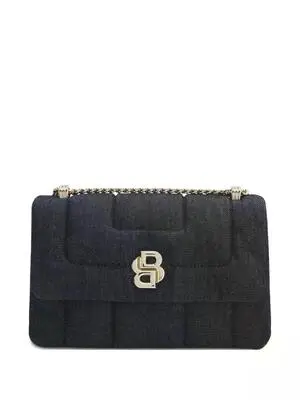 BOSS Quilted Denim Shoulder Bag