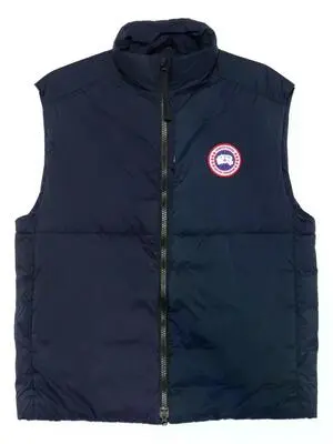 Canada Goose Lodge Logo-patch Quilted Gilet - Blue