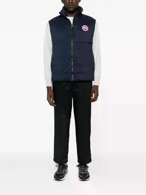 Canada Goose Lodge Logo-patch Quilted Gilet - Blue