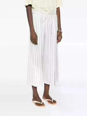 Marc O'polo Pinstriped Belted Trousers