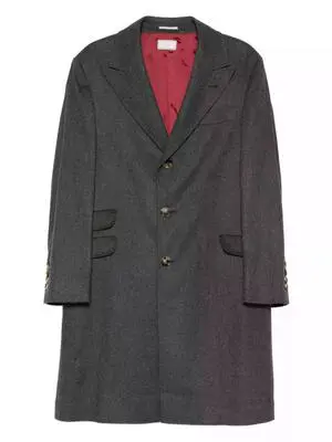 Brunello Cucinelli Button-fastening Flap-pocket Coat