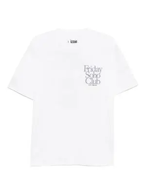 Izzue Embroidered Logo T-shirt - White