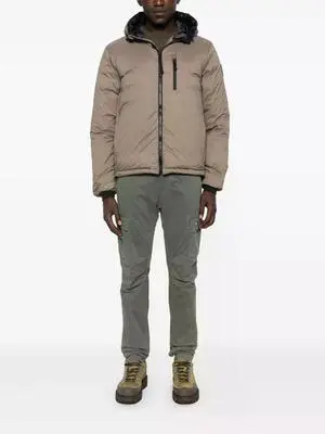 Canada Goose Lodge Hooded Zip-fastening Jacket - Brown